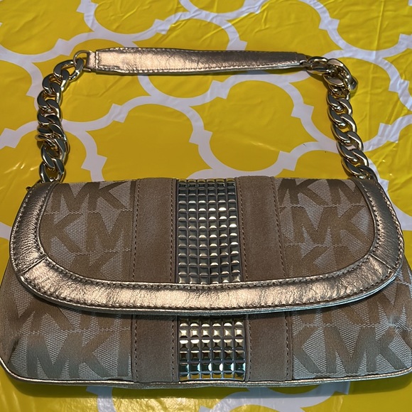 Michael Kors | Bags | Michael Kors Gold Bag | Poshmark